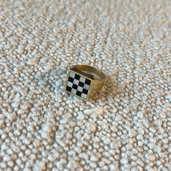 Tarin Thomas | Jewelry | Tarin Thomas Samuel Mini Checker Ring | Poshmark